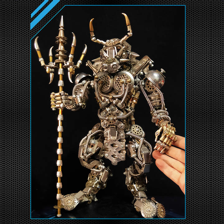 3D Minotaur Metal Puzzle Bull Head Model Mythical Creature for Adults ...