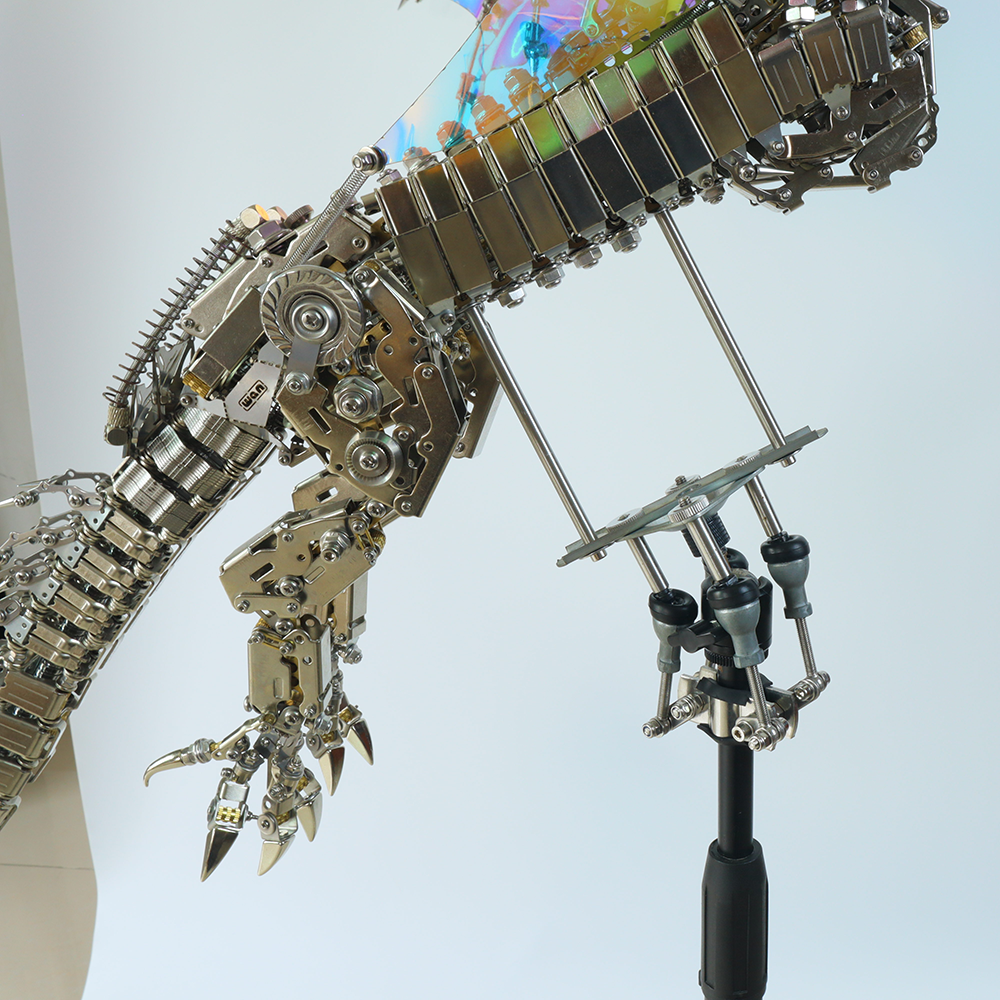 3D large metal mechanical dragon model puzzle model mythical creature ...
