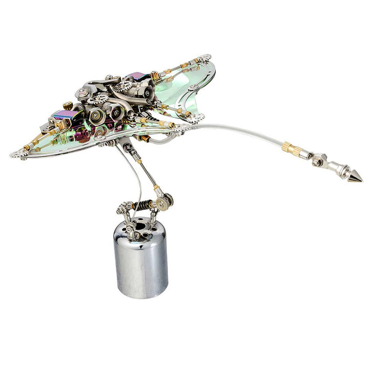 3D Mechanical Manta Ray Metal Puzzle Model Kit Ocean Series – metalkitor