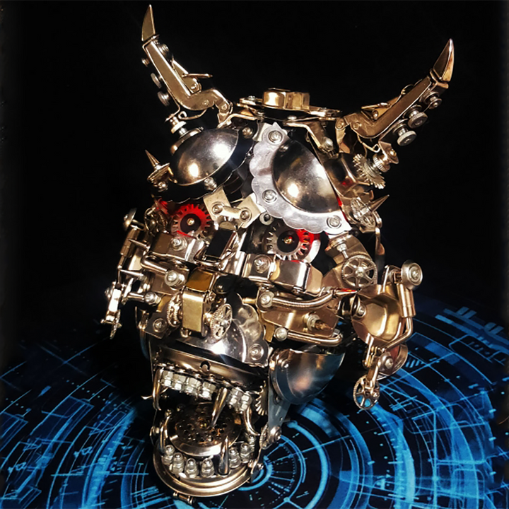 3D Metal Bull Head Mask Puzzle Model For Decoration And Halloween ...