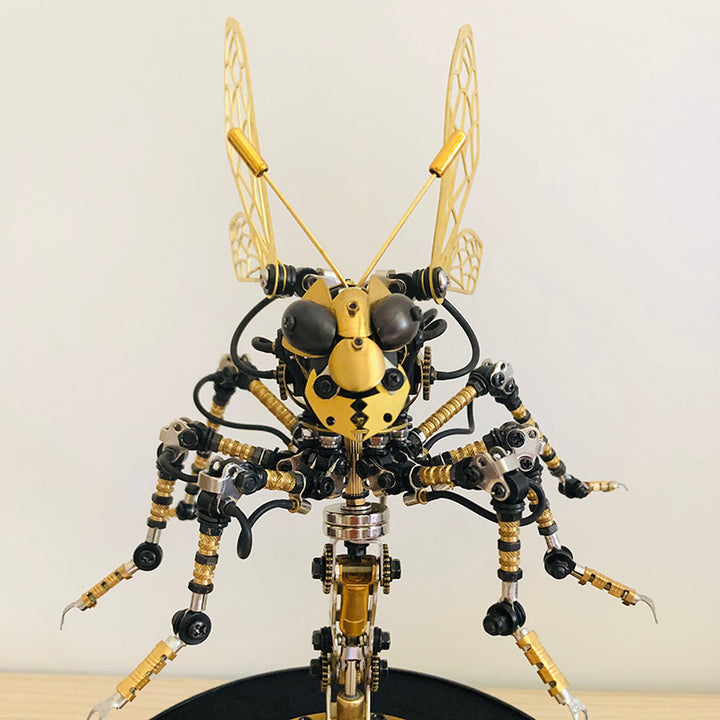 3D Metal DIY Mechanical Wasp Insects Puzzle Model Kit Assembly Jigsaw ...