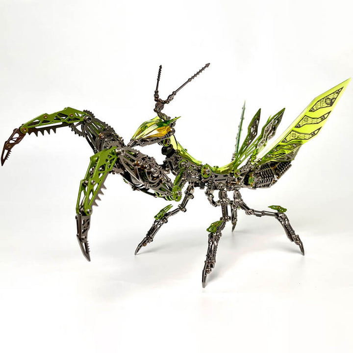 3D Metal Mechanical Mantis 1200PCS Puzzle Model Kit Insect Series ...