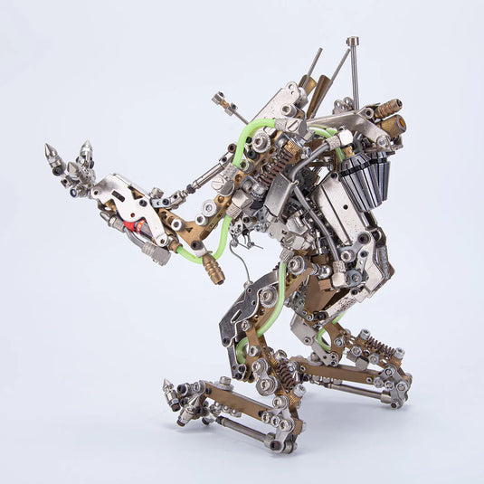 3D Metal Mechanical Robot 1300PCS Puzzle Model Kit with adjustable joi ...