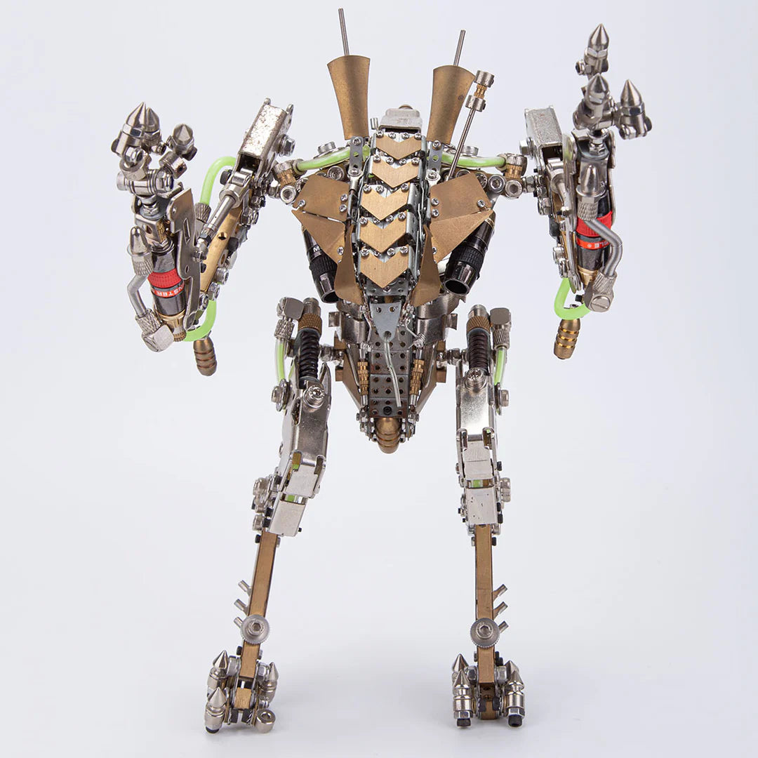 3D Metal Mechanical Robot 1300PCS Puzzle Model Kit with adjustable joi ...