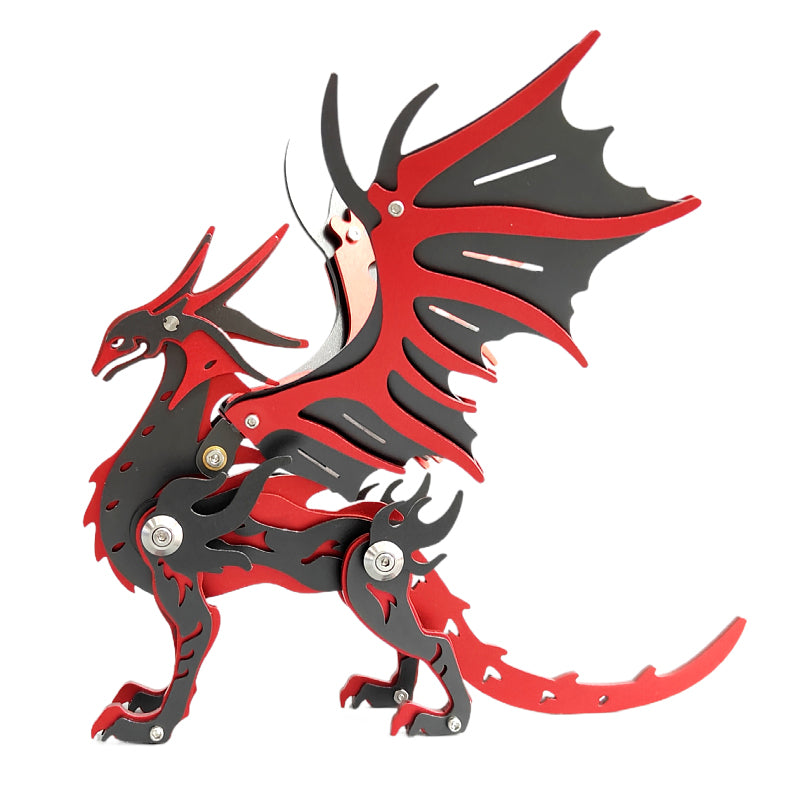 3D Metal Pterosaur Puzzle Model Kit Mythical Creature Dragon Series ...