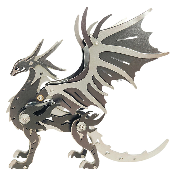 3D Metal Pterosaur Puzzle Model Kit Mythical Creature Dragon Series ...