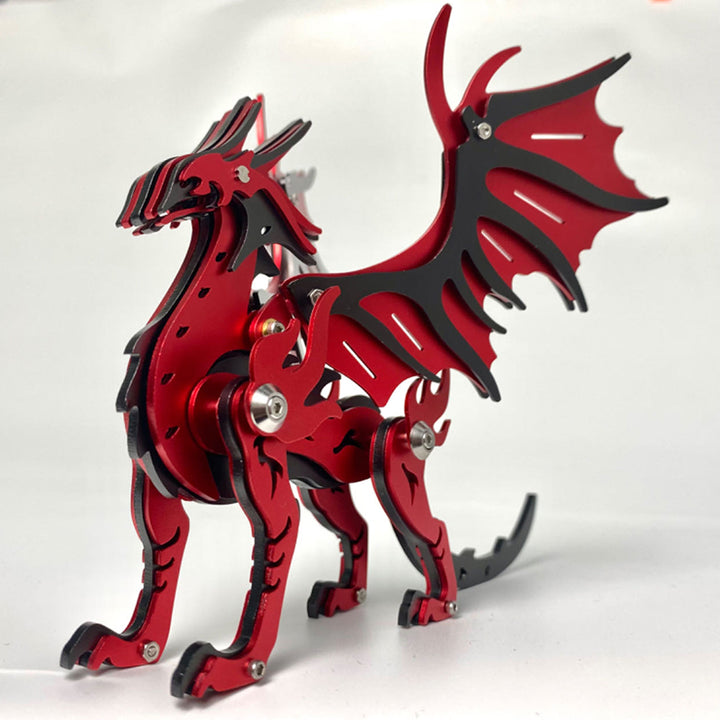 3D Metal Pterosaur Puzzle Model Kit Mythical Creature Dragon Series ...