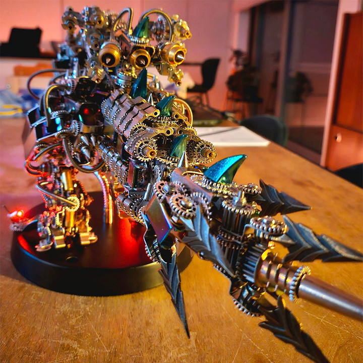 1350PCS+ Difficult Model Kits 3D Mechanical Tyrannosaurus Rex Model Ki ...