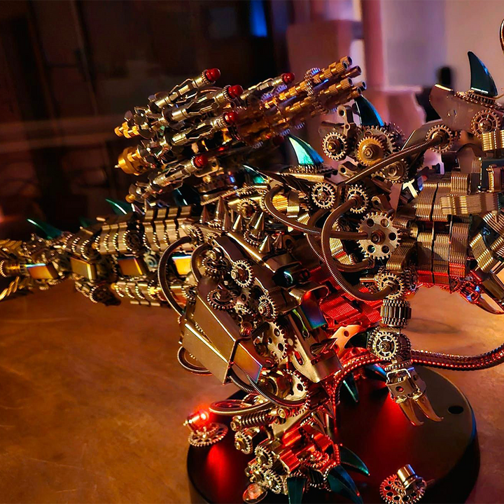 1350PCS+ Difficult Model Kits 3D Mechanical Tyrannosaurus Rex Model Ki ...