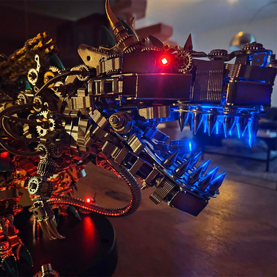 1350PCS+ Difficult Model Kits 3D Mechanical Tyrannosaurus Rex Model Ki ...