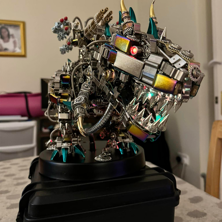 1350PCS+ Difficult Model Kits 3D Mechanical Tyrannosaurus Rex Model Ki ...