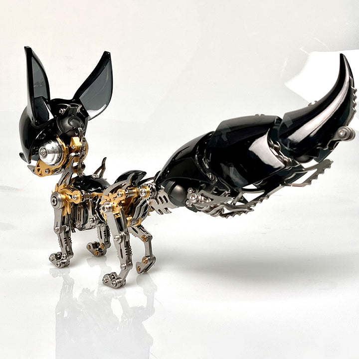 DIY Mechanical Fox Metal Puzzle Model Kit Adjustable Animal Series ...