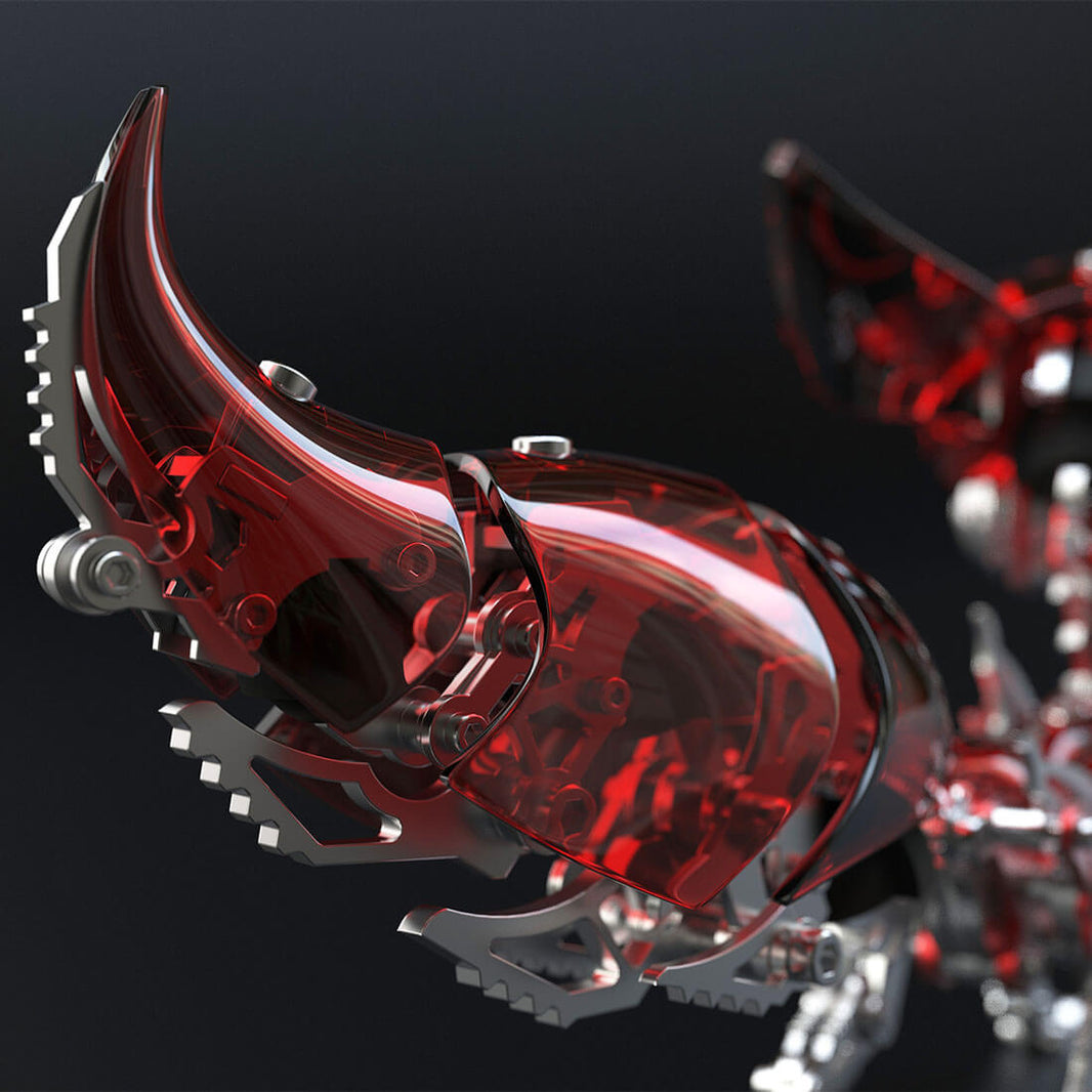 DIY Mechanical Fox Metal Puzzle Model Kit Adjustable Animal Series ...