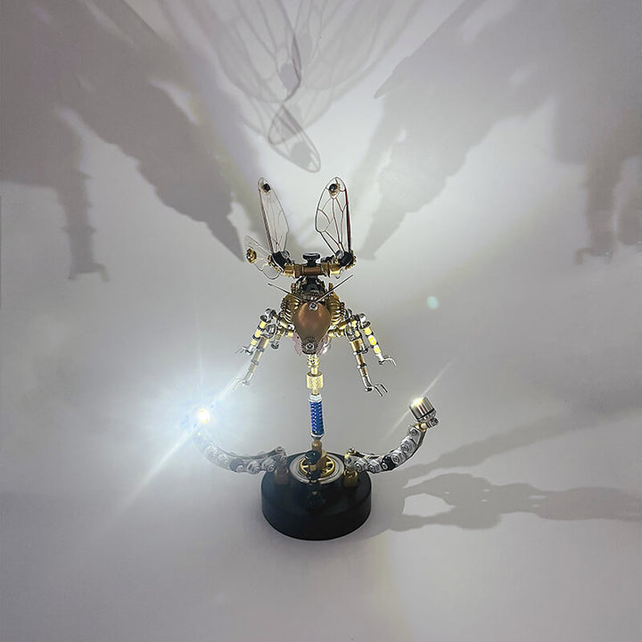 Steampunk 3D Metal Wasp Puzzle Model Kit for Adults – metalkitor