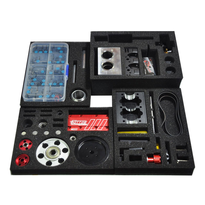 Toyan 4-stroke inline twin-cylinder methanol engine model kit – metalkitor