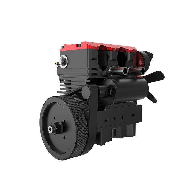 Toyan 4-stroke inline twin-cylinder methanol engine model kit – metalkitor