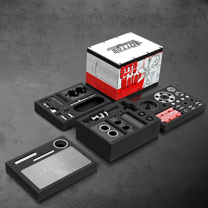 Toyan 4-stroke inline twin-cylinder methanol engine model kit – metalkitor