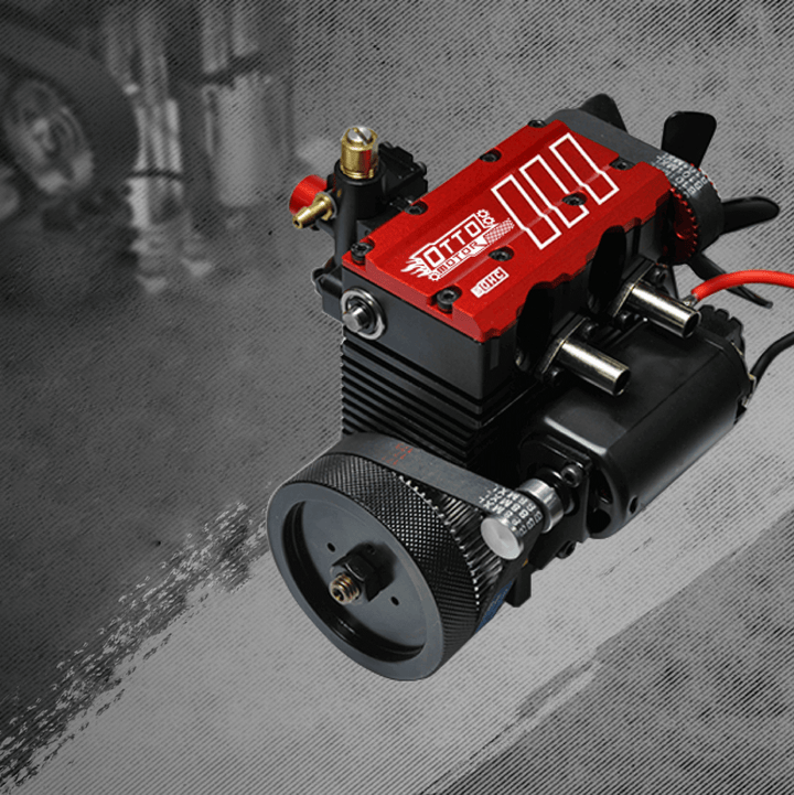 Toyan 4-stroke inline twin-cylinder methanol engine model kit – metalkitor