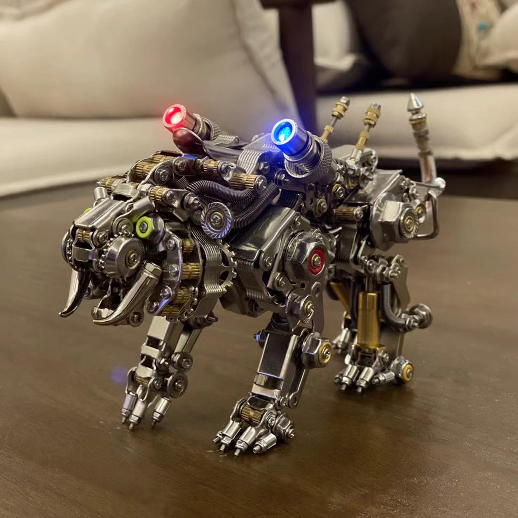 Bengal Tiger 3D Metal Assembly Model Kits 700+ Pieces Create an Animal ...