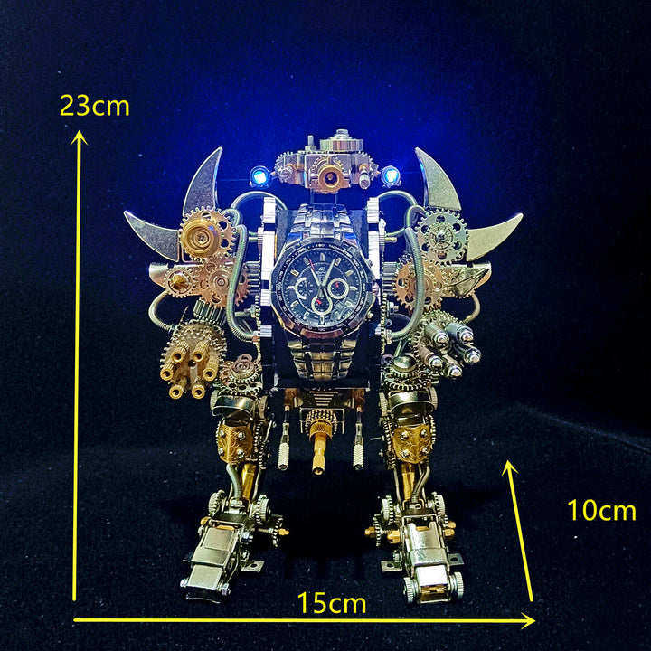 Robot Watch Stand Holder 3D DIY Assembly Metal Fighting MechaModel Kit ...