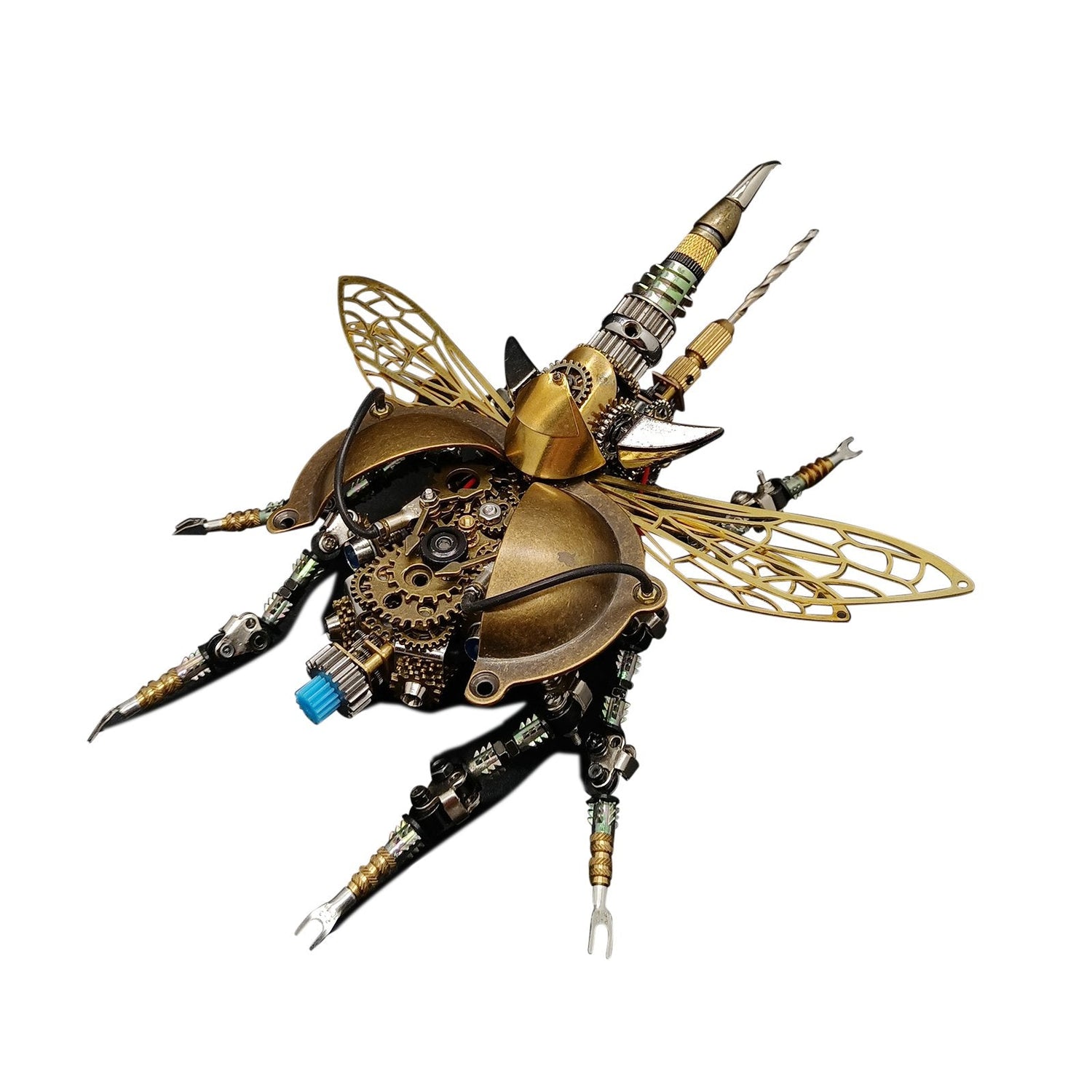 Steampunk 3D Assembly DIY Metal Mechanical War Beetle With Sound Contr ...