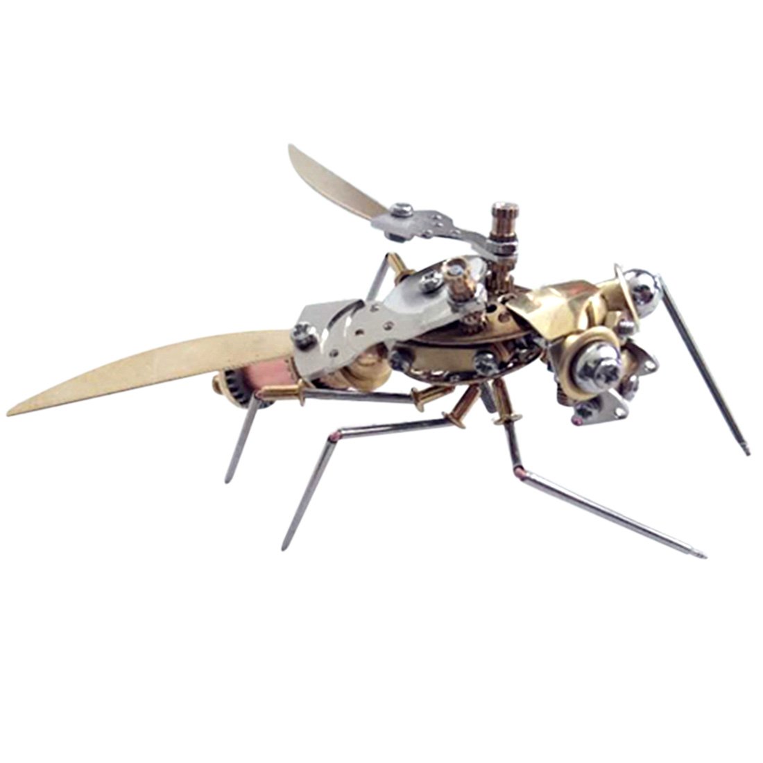 Steampunk Metal Mechanical Little Wasp Spider Insects Model Crafts Col ...
