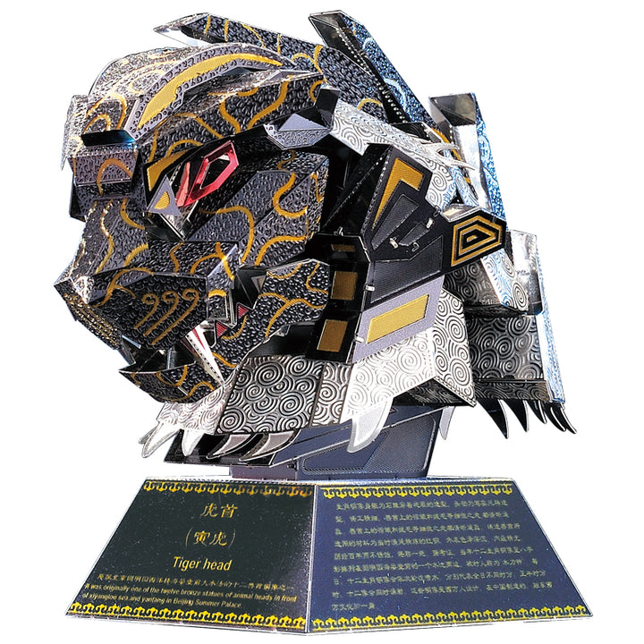 Top 12 3D Metal Puzzle Animal Head Model DIY Gift – metalkitor