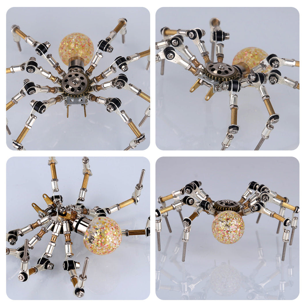 270PCS+ 3D Mini mechanical Spider DIY Model Kits Metal Puzzle – metalkitor