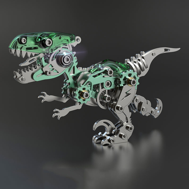 3D Metal Various Cretaceous Dinosaur Mechanical Model Kits – metalkitor