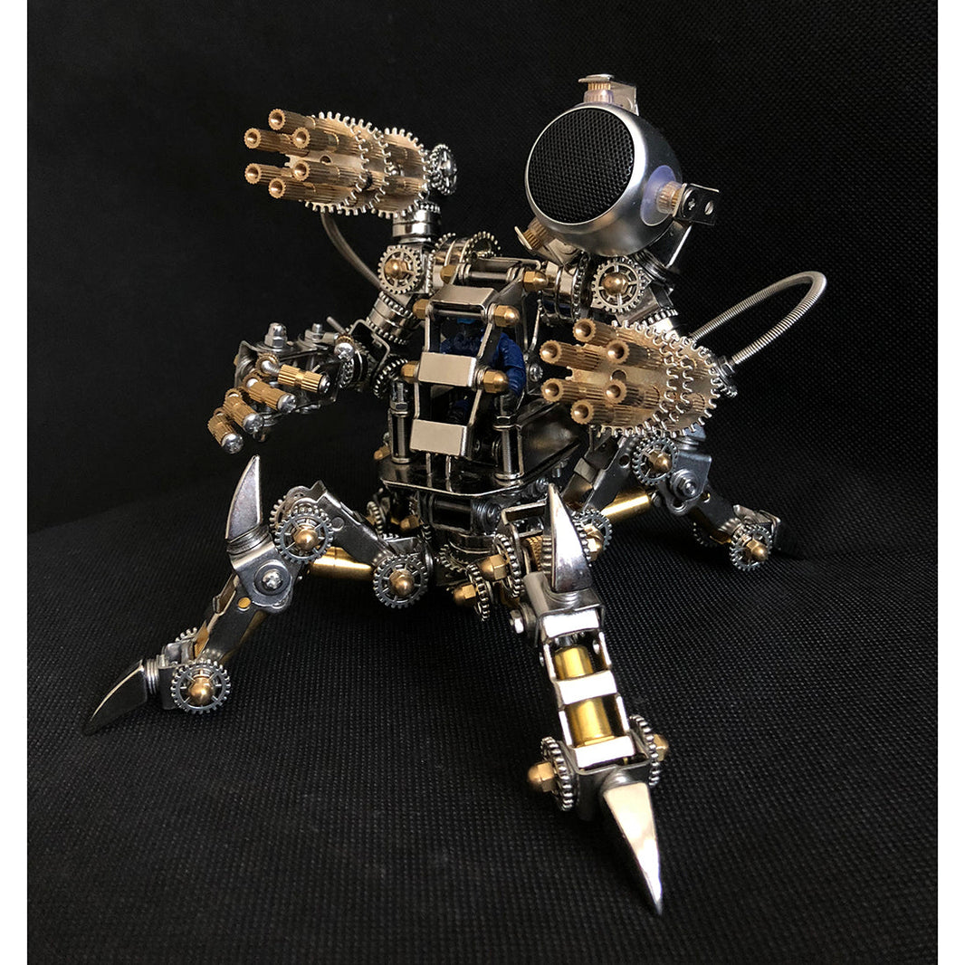 313Pcs Assembly 3D Puzzle Model Magnetic Chaser Hunter Mecha Model Blu ...